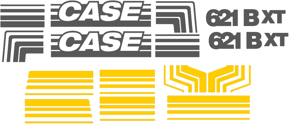 Case 621B XT Decal Set