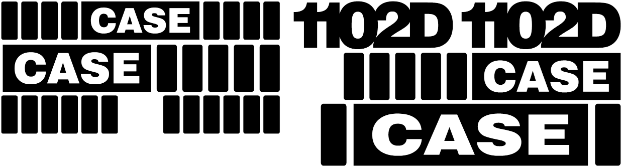 Case 1102D Decal Set