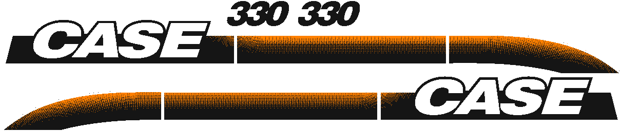 Case 330 Decal Set