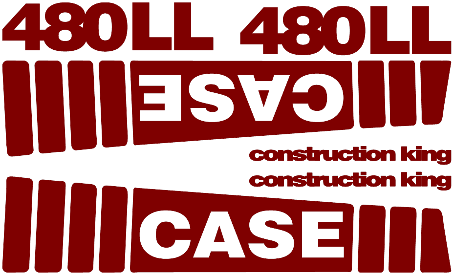 Case 480LL Decal Set