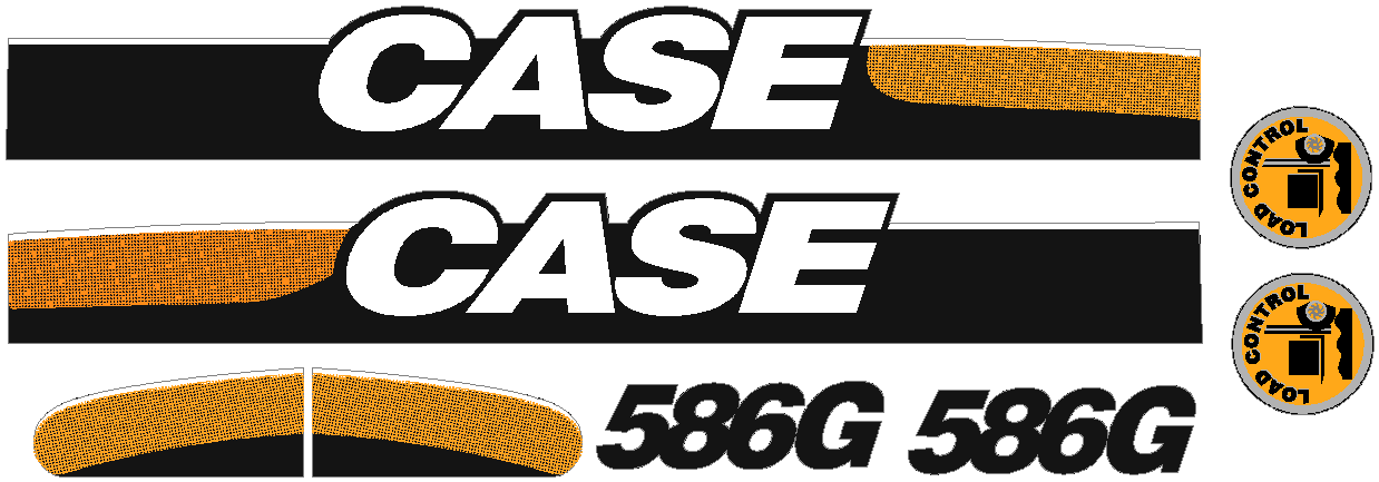Case 586G New Decal Set