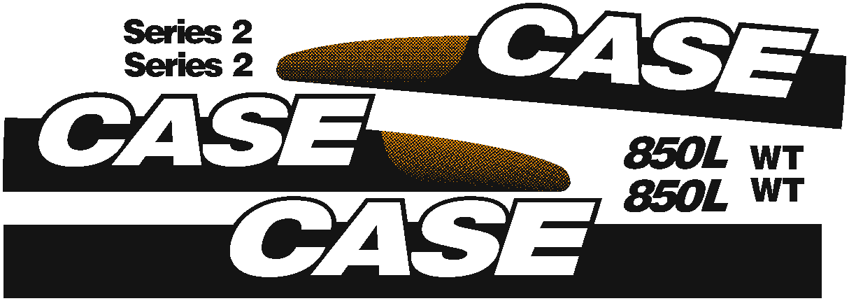 Case 850L WT Decal Set