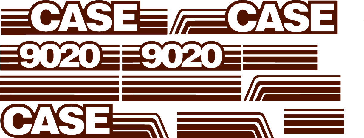 Case 9020 Decal Set