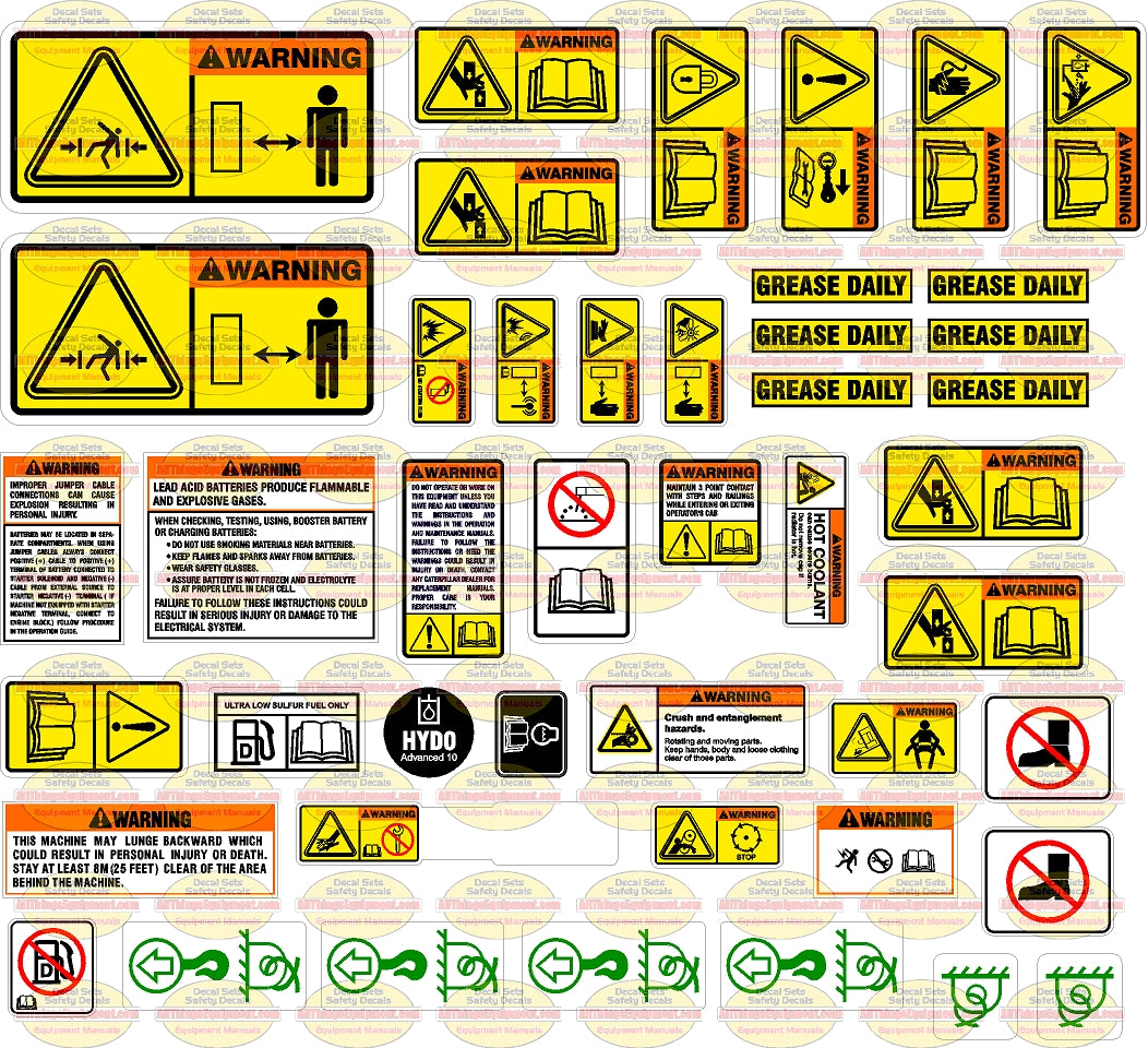 Caterpillar Grader Safety Set