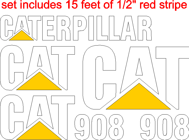 Caterpillar Decals