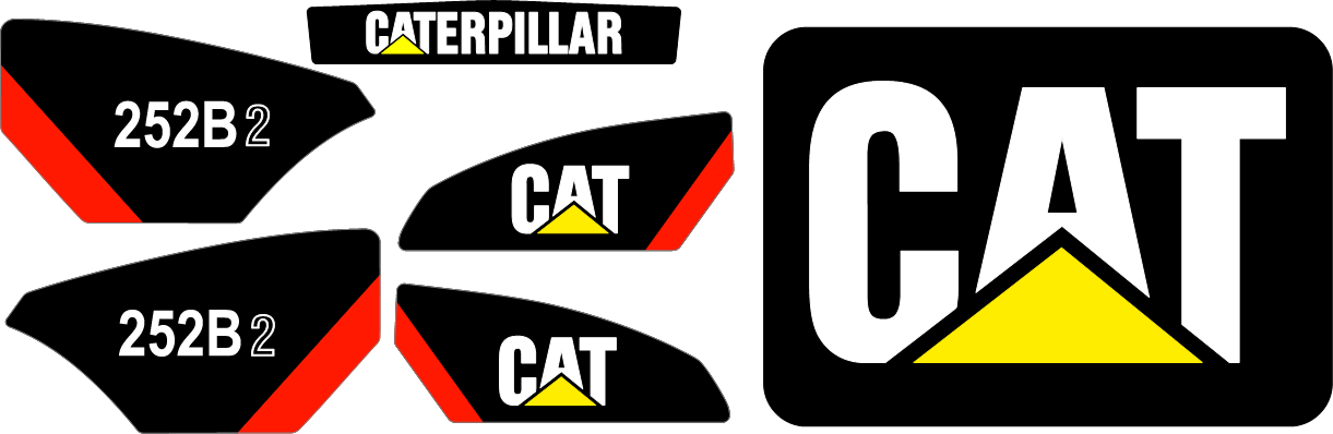 Caterpillar 252B II Decal Set