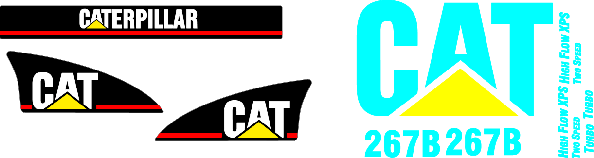 Caterpillar 267B Decal Set