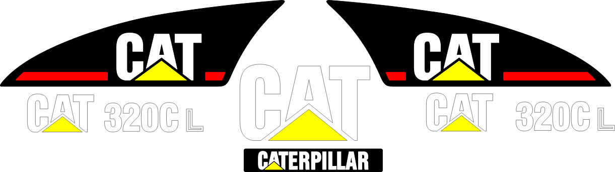 Caterpillar 320CL Decal Set
