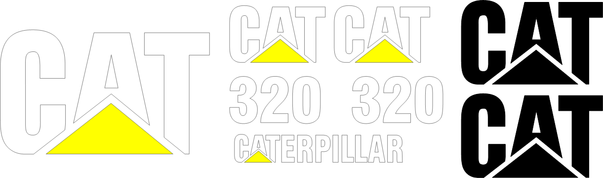 Caterpillar 320L Decal Set