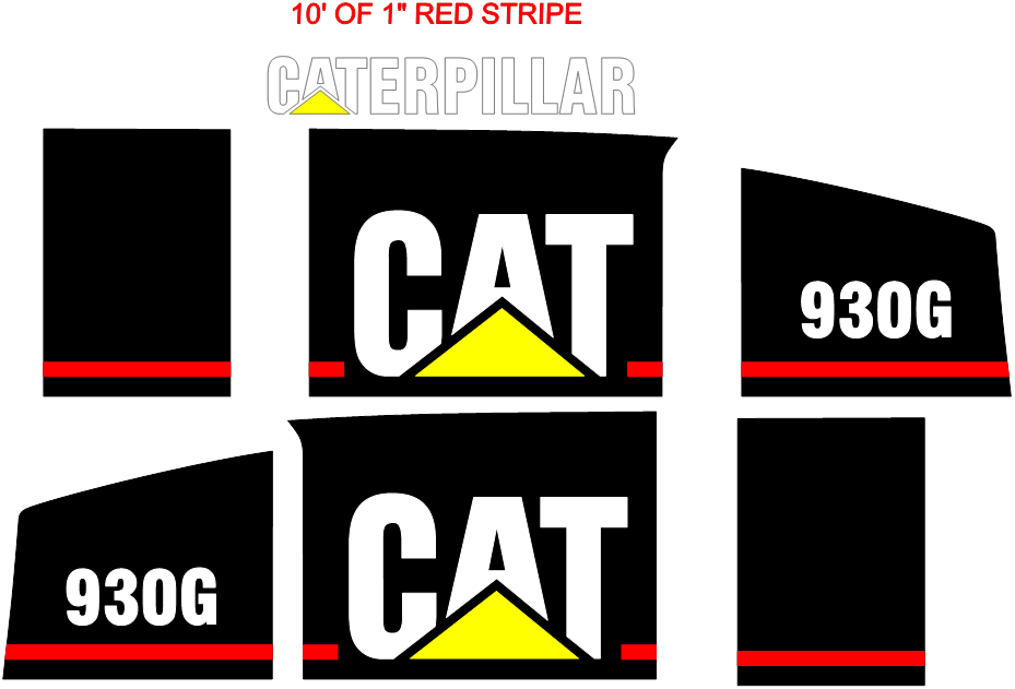 Caterpillar 930G Decal Set