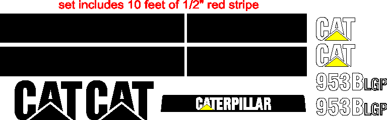 Caterpillar Decals
