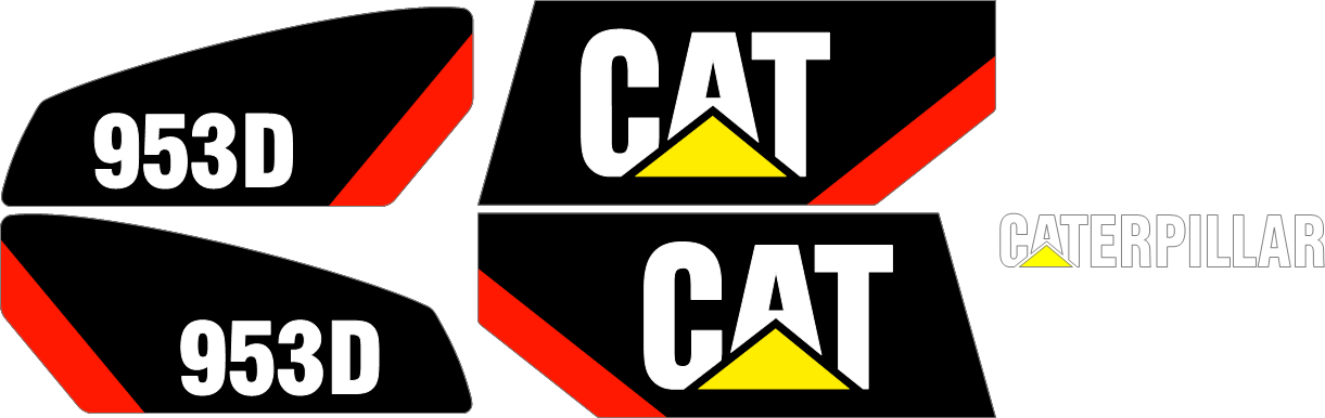 Caterpillar 953D Decal Set