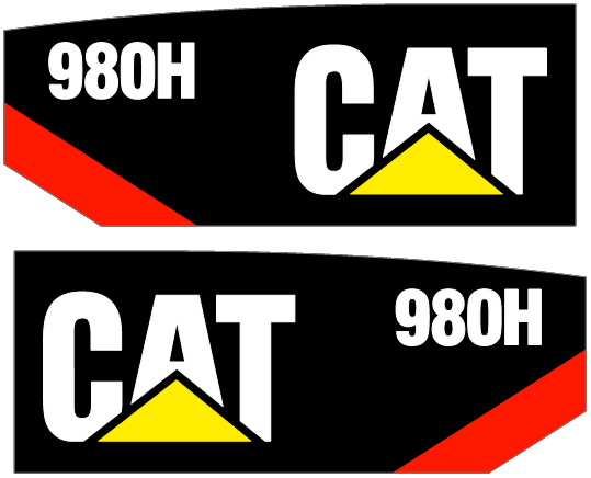 Caterpillar 980H Decal Set