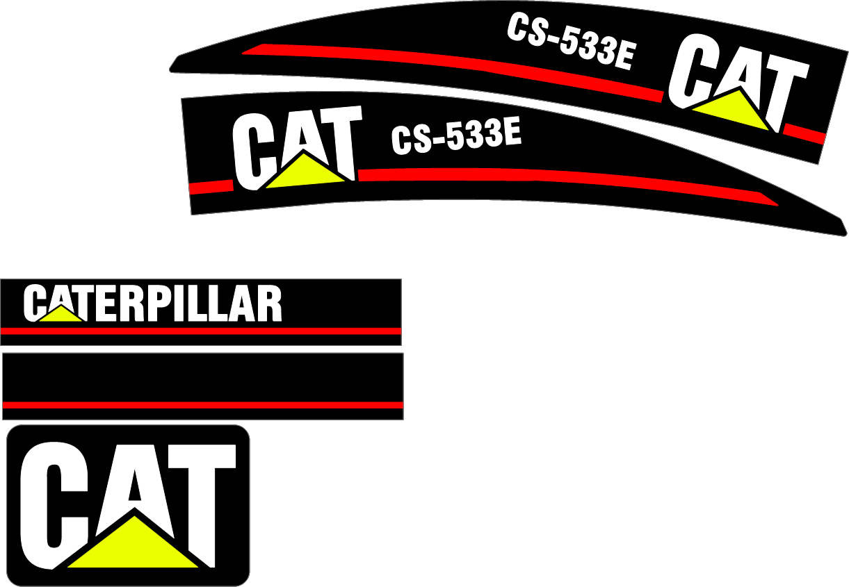Caterpillar CS-533E Decal Set