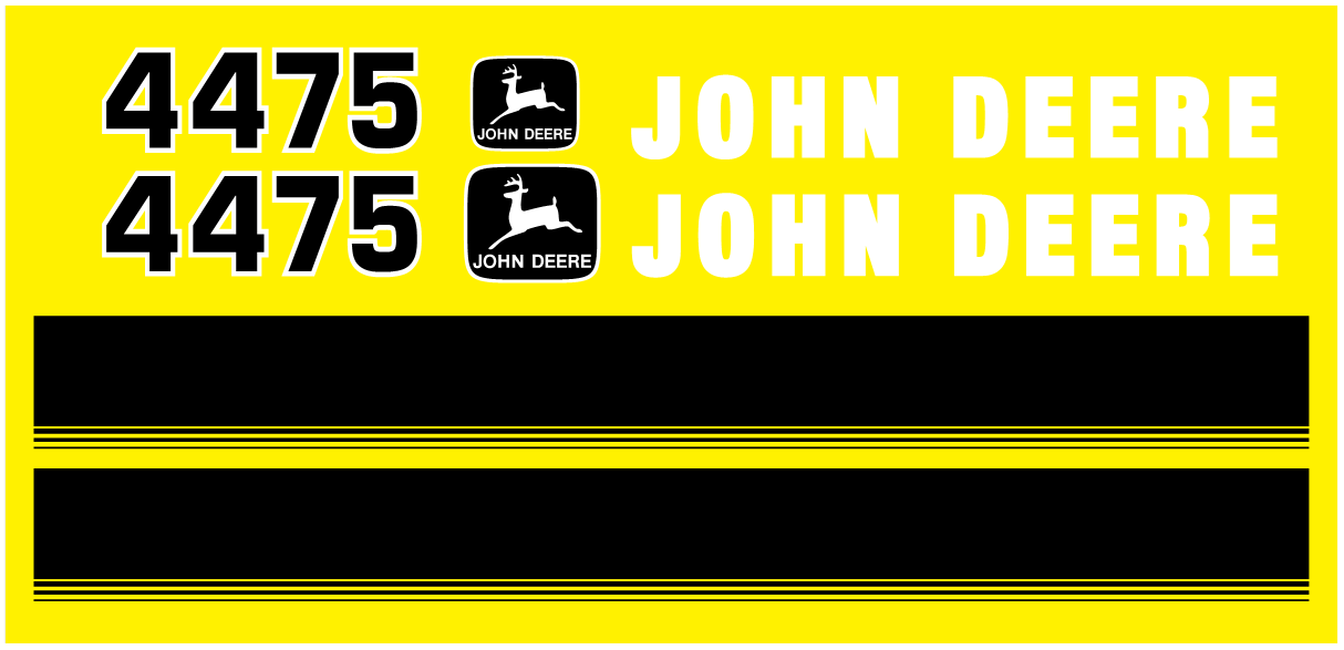 Deere 4475 Decal Set