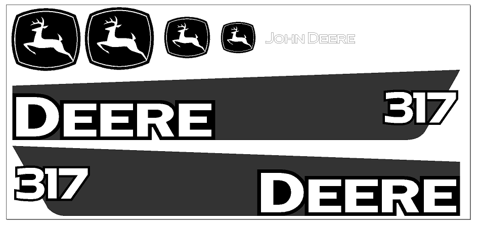 Deere 317 Decal Set