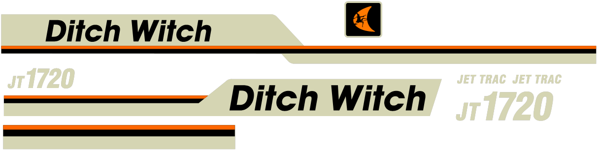Ditch Witch JT1720 Decal Set