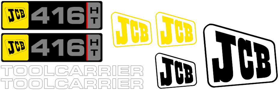 JCB 416HT Decal Set