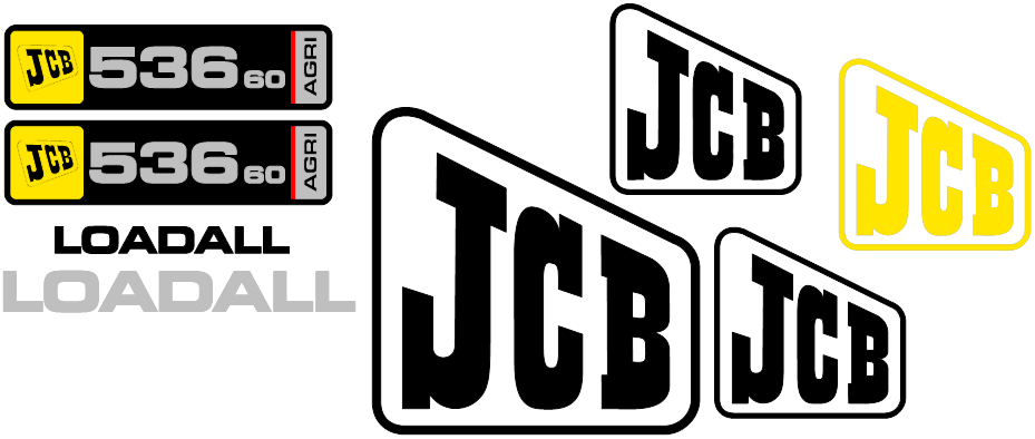 JCB Decals