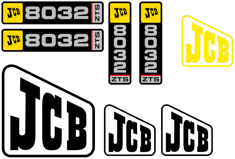 JCB Decals
