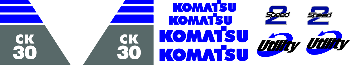 Komatsu CK30-1 Decal Set