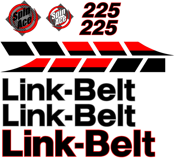 Linkbelt 225 Decal Set