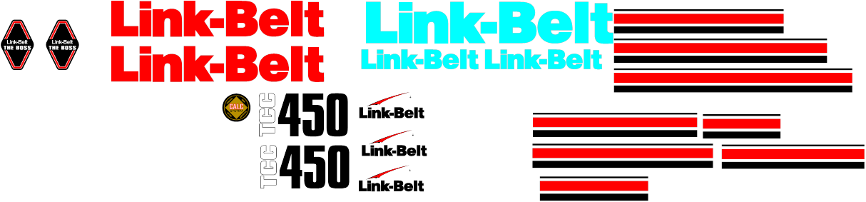Linkbelt TCC450 Decal Set