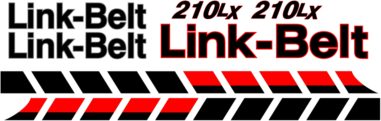 Linkbelt 210 LX Decal Set