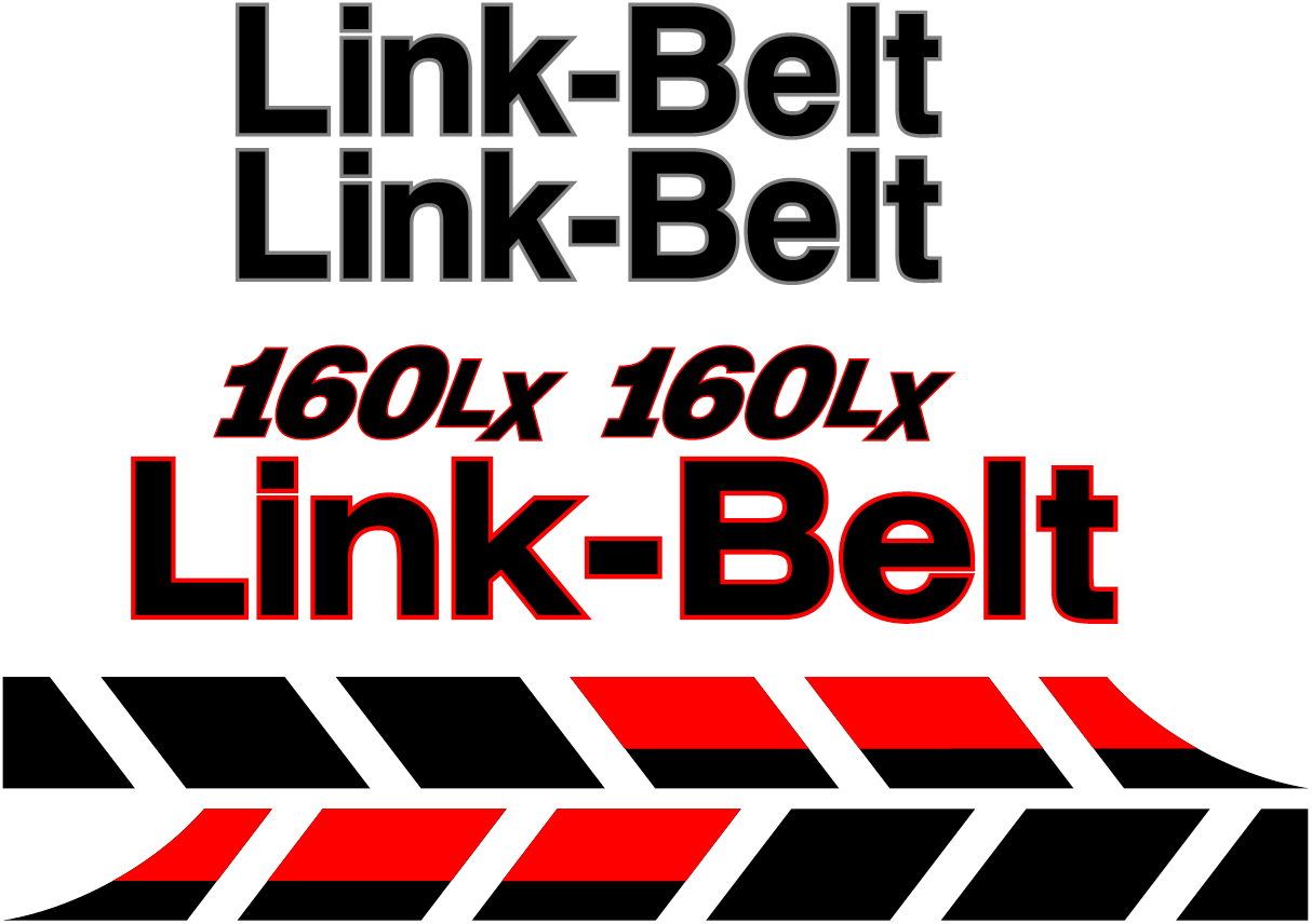 Linkbelt 160 LX Decal Set