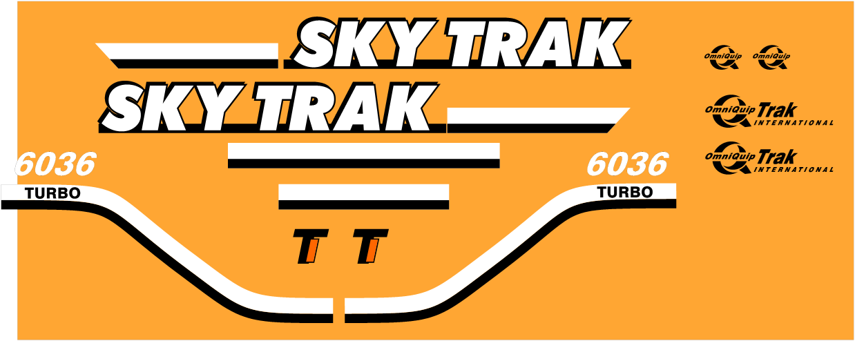 SkyTrak 6036 Decal Set