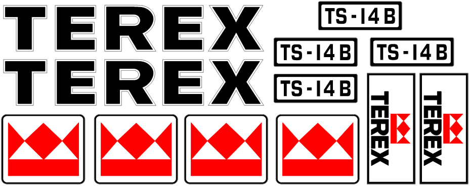 Terex Decals