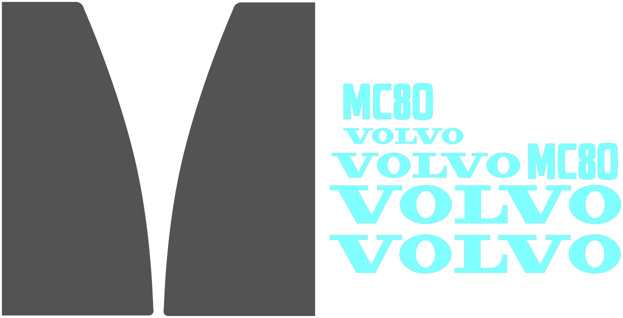 Volvo MC80 Decal Set