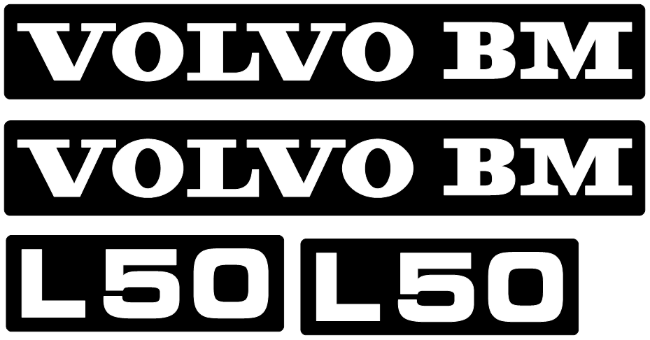 Volvo L50 Decal Set